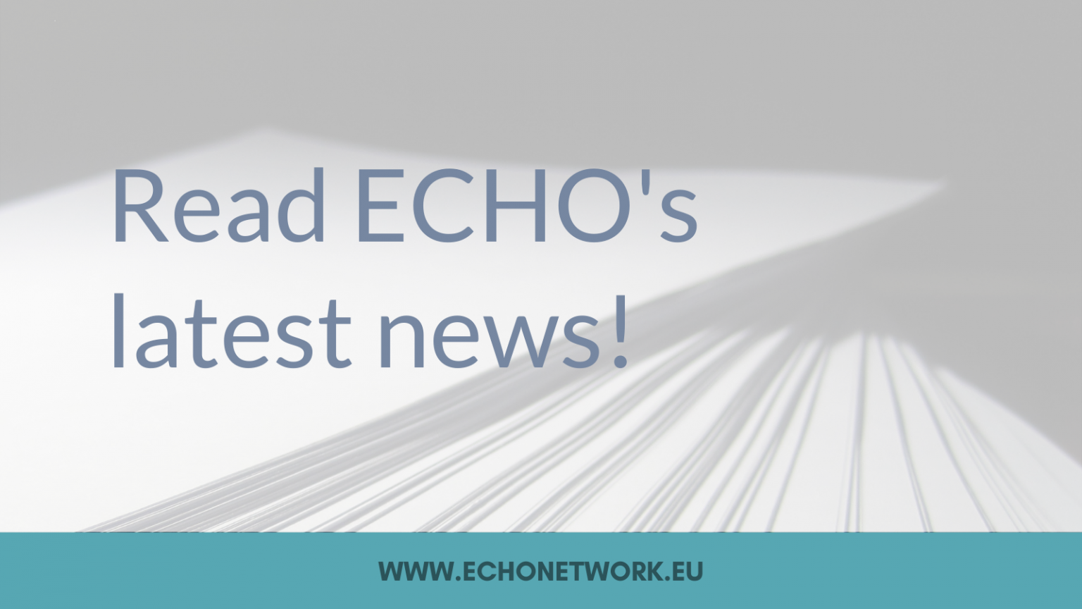 ECHO Newsletter is out! – ECHO Network